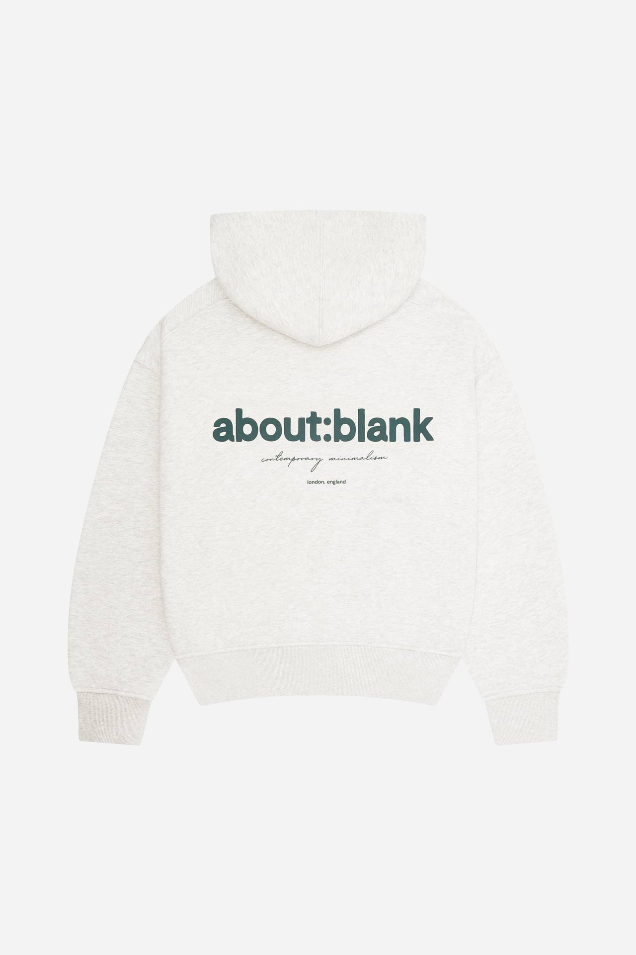 about:blank | box heavyweight hoodie estate blue