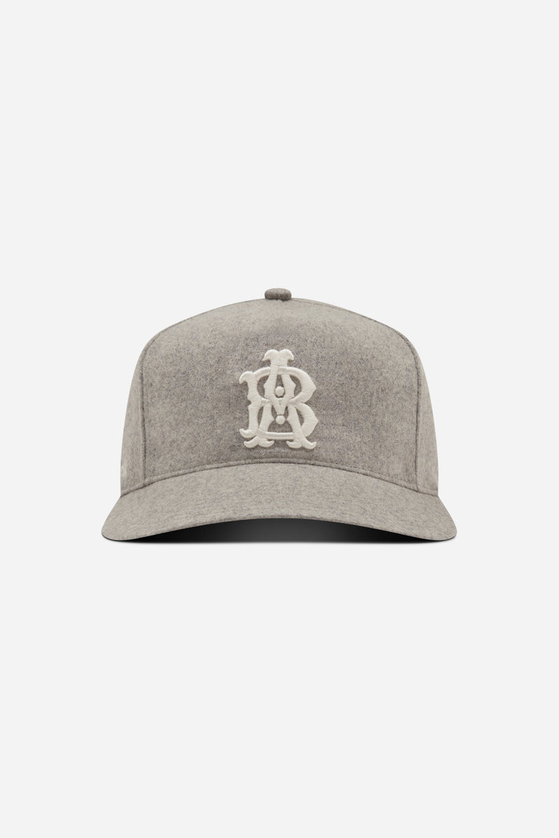 about:blank | monogram cap brown/ecru